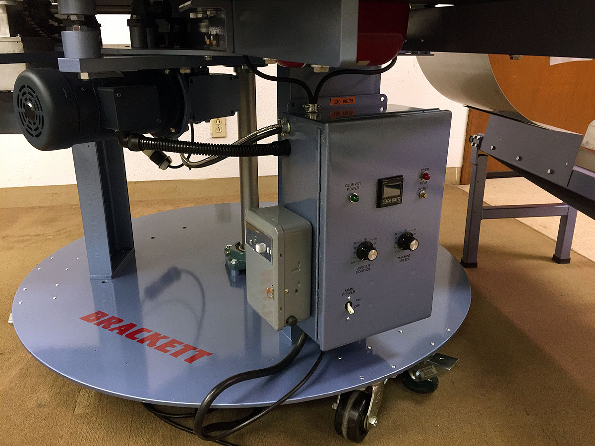 Glue XP Rebuilt Brackett Circular Padding Machines